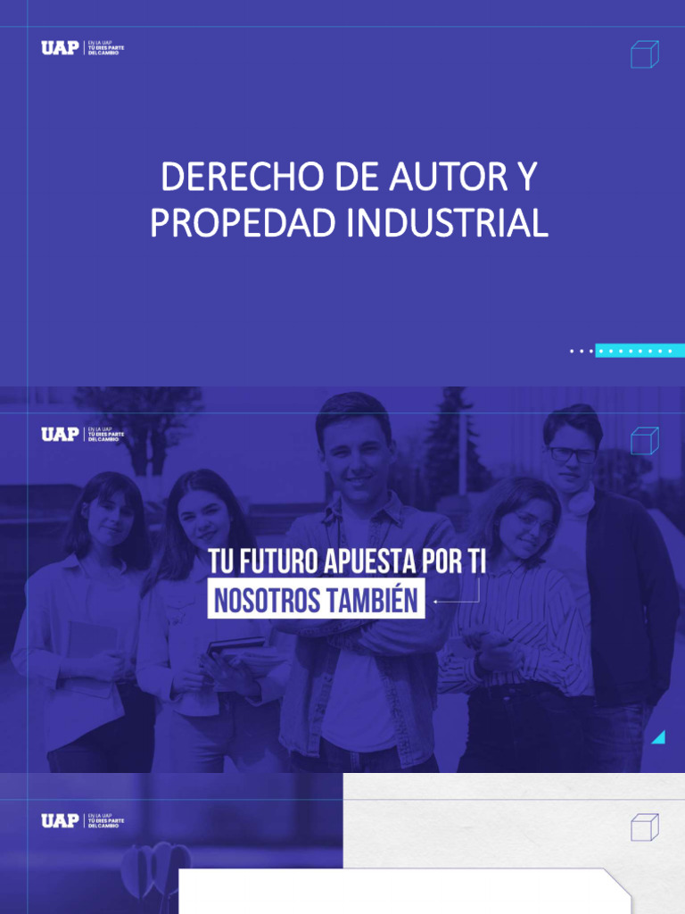 Derechos de Autor y Propiedad Industrial SEMANA 1 A 3 | PDF | Derechos de autor | Propiedad ...