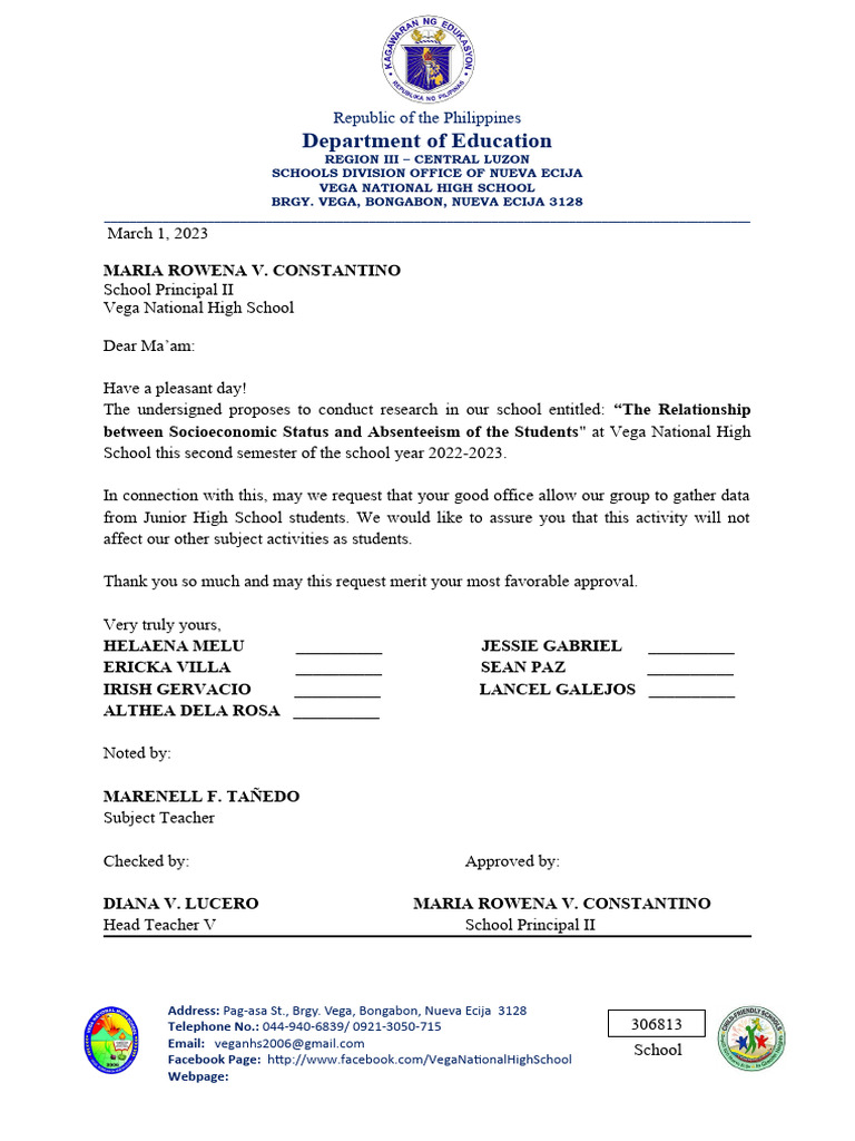 Sample Letter | PDF