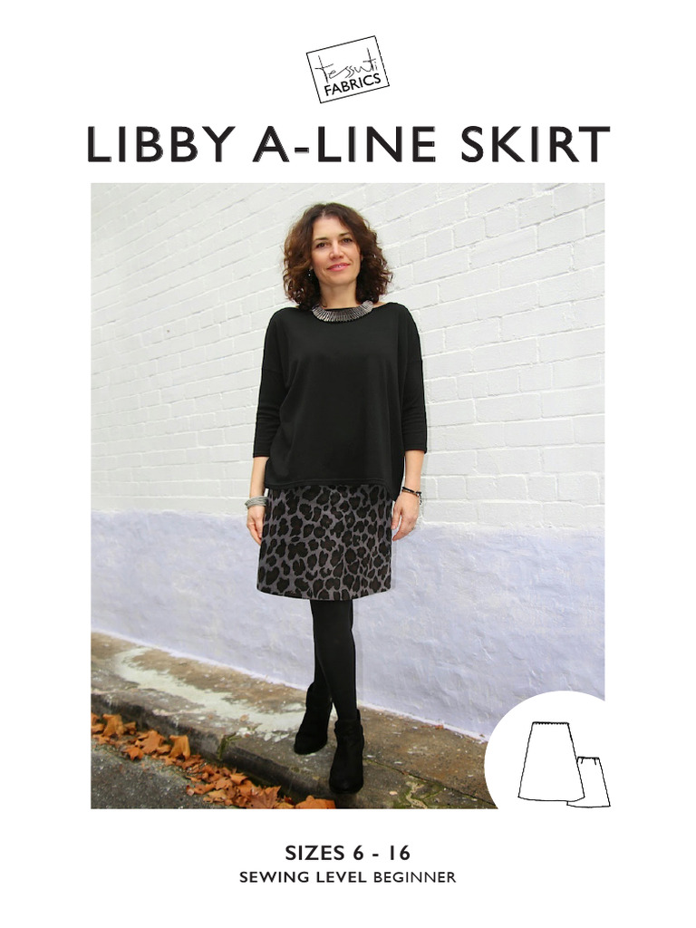 Libby A-Line (Sewing Instructions) | PDF | Seam (Sewing) | Sewing