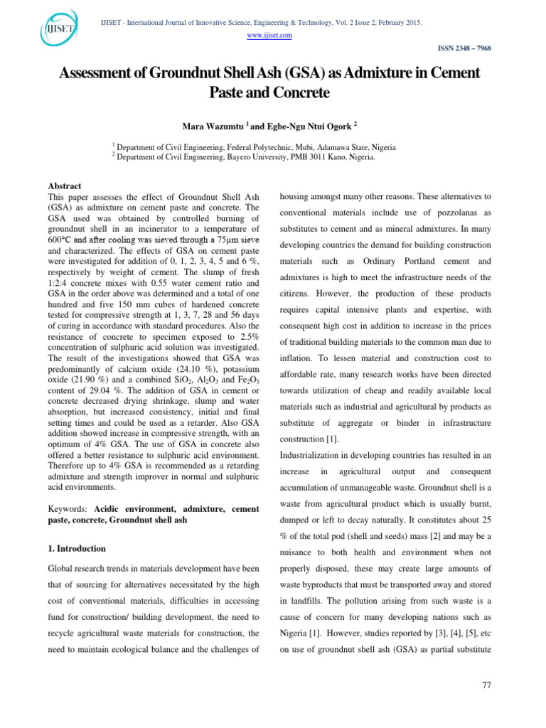 IJISET_V2_I2_12 | PDF | Concrete | Cement