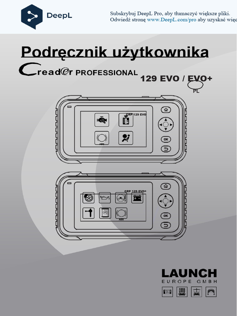 User Manual CRP 129 EVO EVO en Compressed PL | PDF