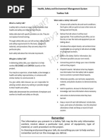 21 Behavior-Based Safety Talks | PDF | Occupational Safety And Health ...