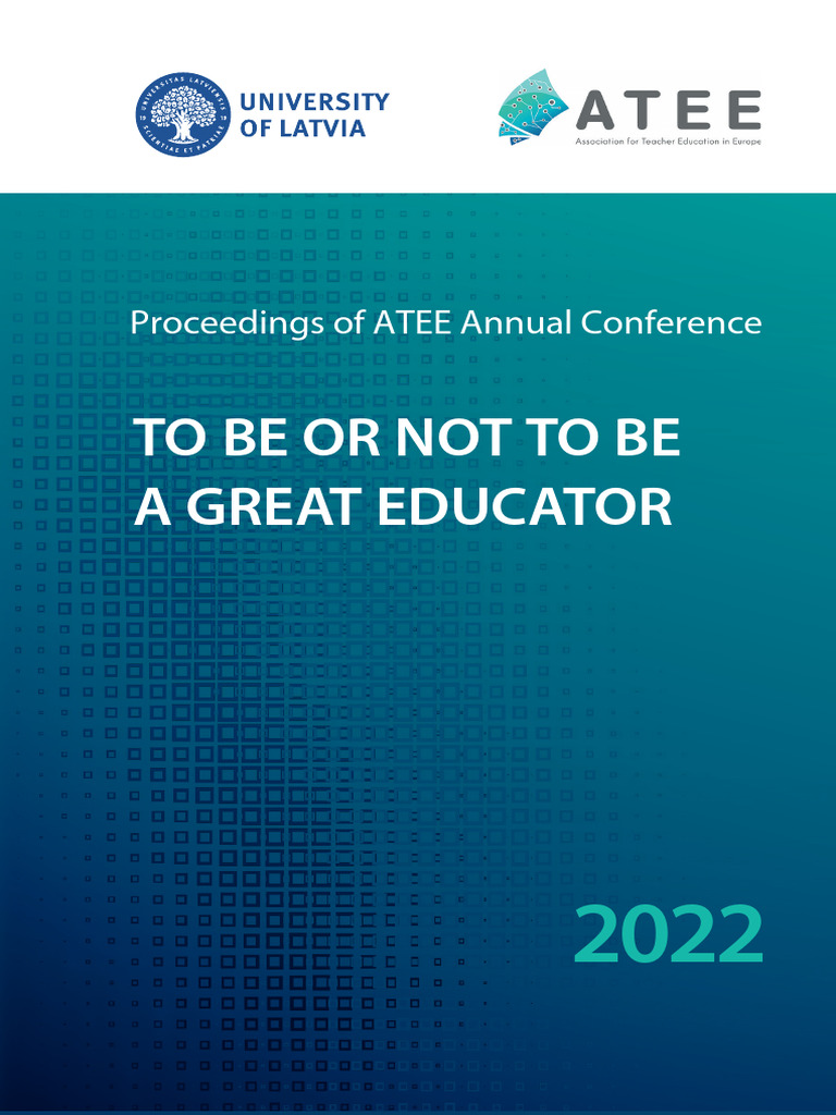 Atee 2022 | PDF | Teachers | Learning