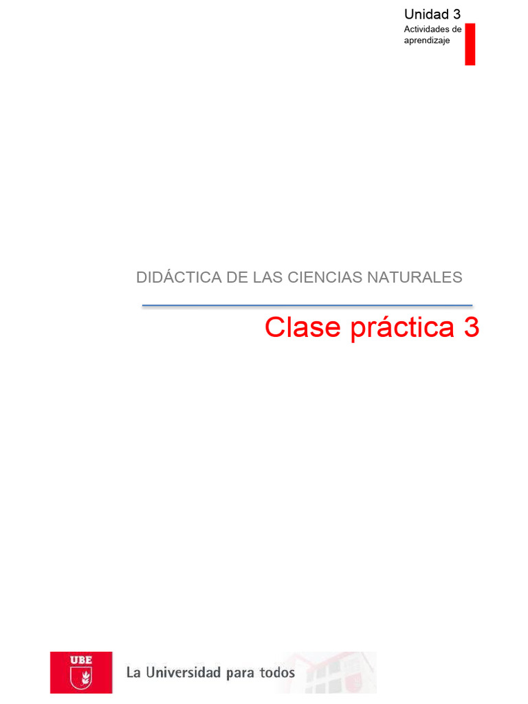 CLASE PRÁCTICA 3 - Didáctica CCNN | PDF | Evaluación | Modificación de comportamiento