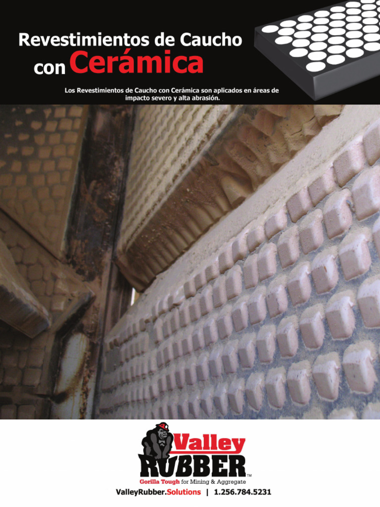 Rubber Ceramic Liner Brochure Spanish | PDF