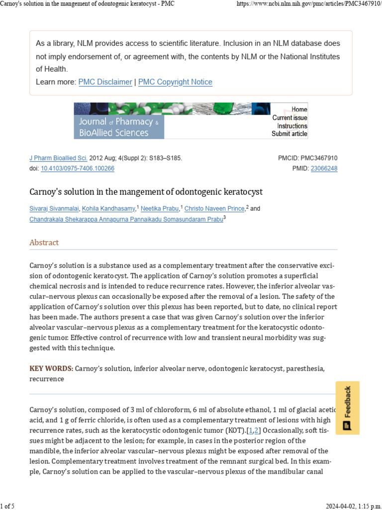 Anatoveg Tecnicas Carnoy | PDF | Medical Specialties | Diseases And ...