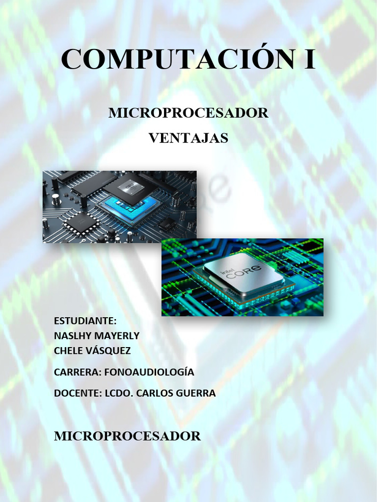 MICROPROCESADOR | PDF | Microprocesador | Hardware de la computadora