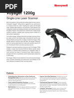 Configuration Sheet For Honeywell Scanners Model 1470G and 1472G | PDF