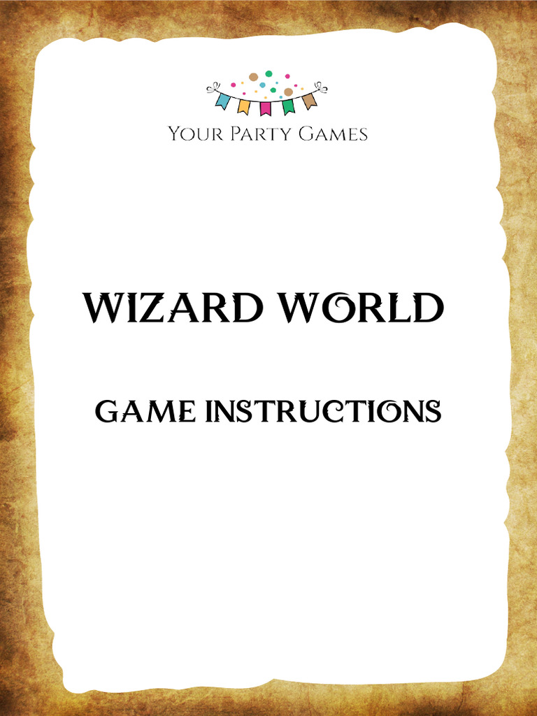 Wizard Escape Room (1) 3 | PDF | Magician (Fantasy)