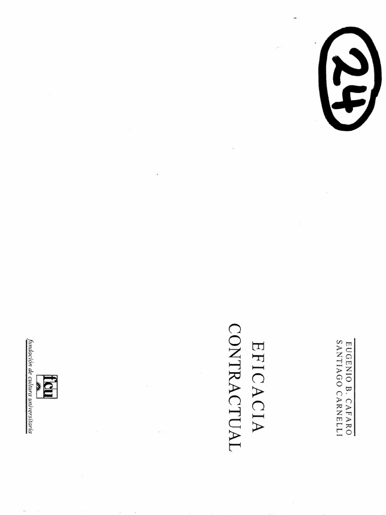 Cafaro Eficacia Contractual Sub | PDF
