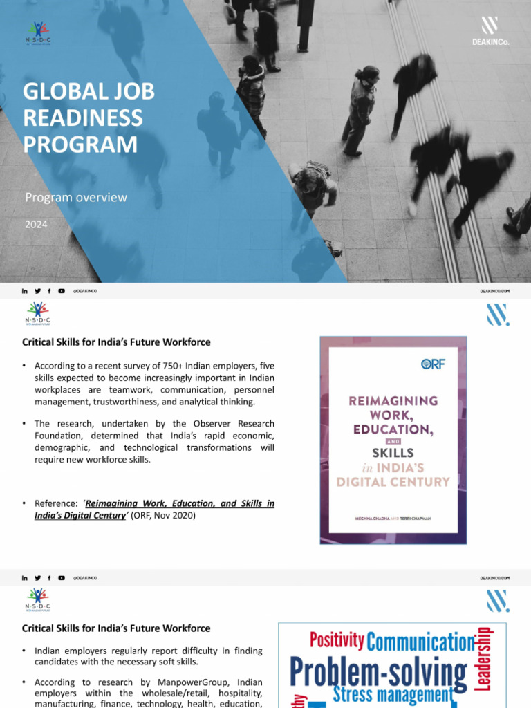 Global Job Readiness Program-July 2024-FIRST JOB | PDF