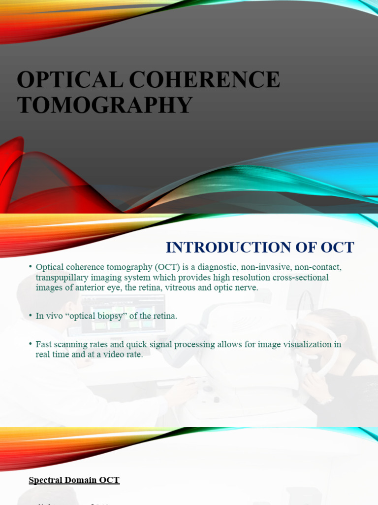 Optical Coherence Tomography | PDF | Retina | Ophthalmology