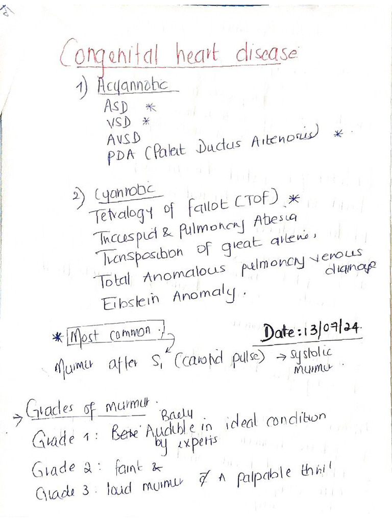 Paeds - Cardiovascular System - 240720 - 093452 | PDF