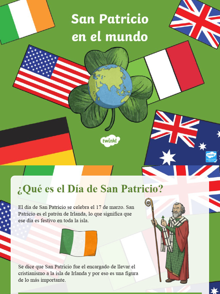 Es t2 T 1220 San Patricio en El Mundo Presentacion - Ver - 1 | PDF | Republica de Irlanda | San ...