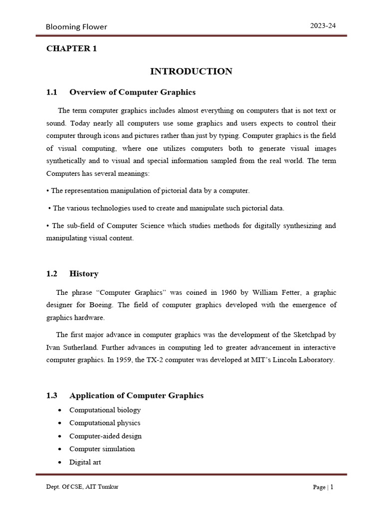 Blooming Flower 1 | PDF | Computer Graphics | Python (Programming Language)