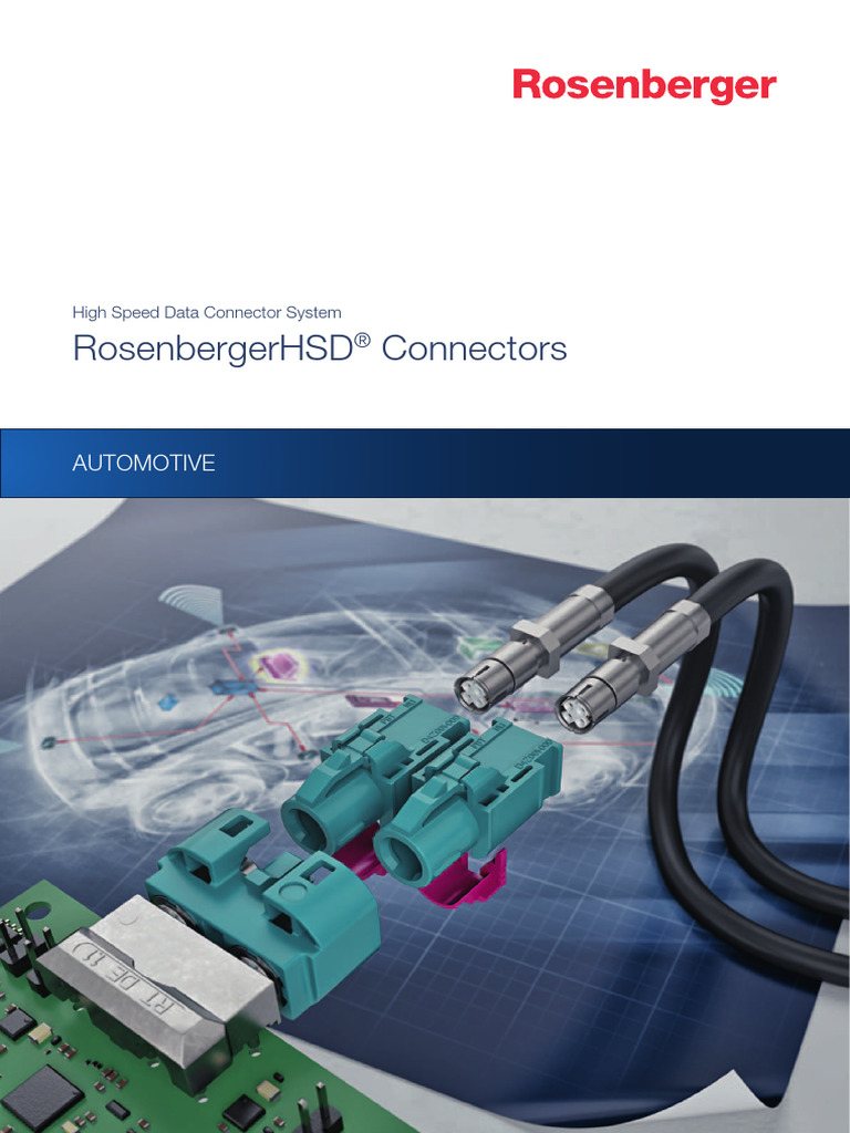 Rosenberger HSD 2016 | PDF | Electrical Connector | Printed Circuit Board