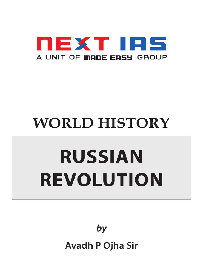 Russian Revolution Unit Study