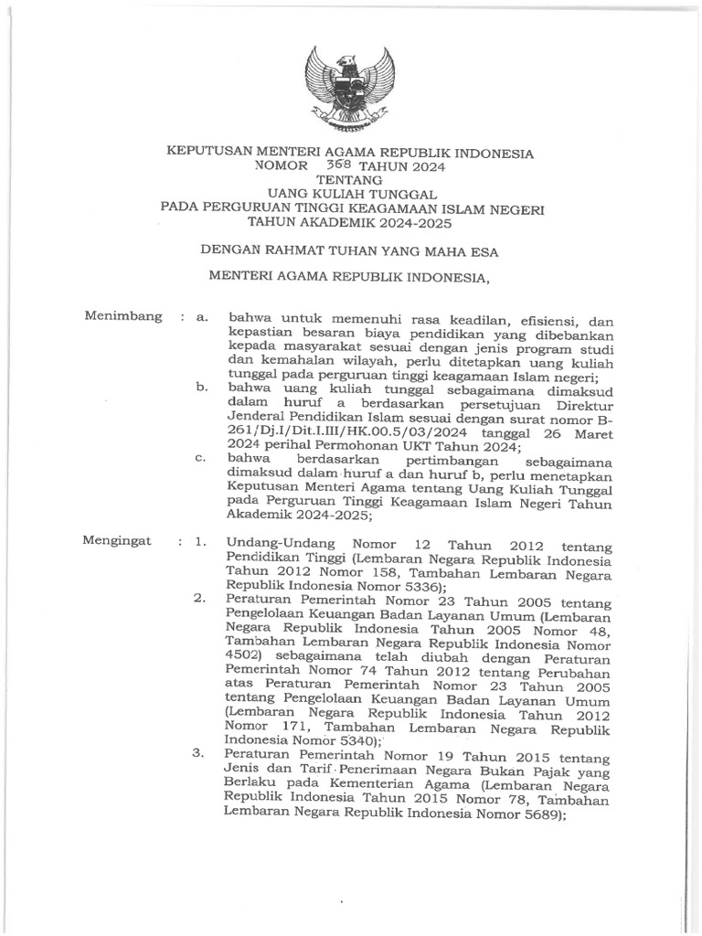 Ukt Maba 2024-2025 | PDF