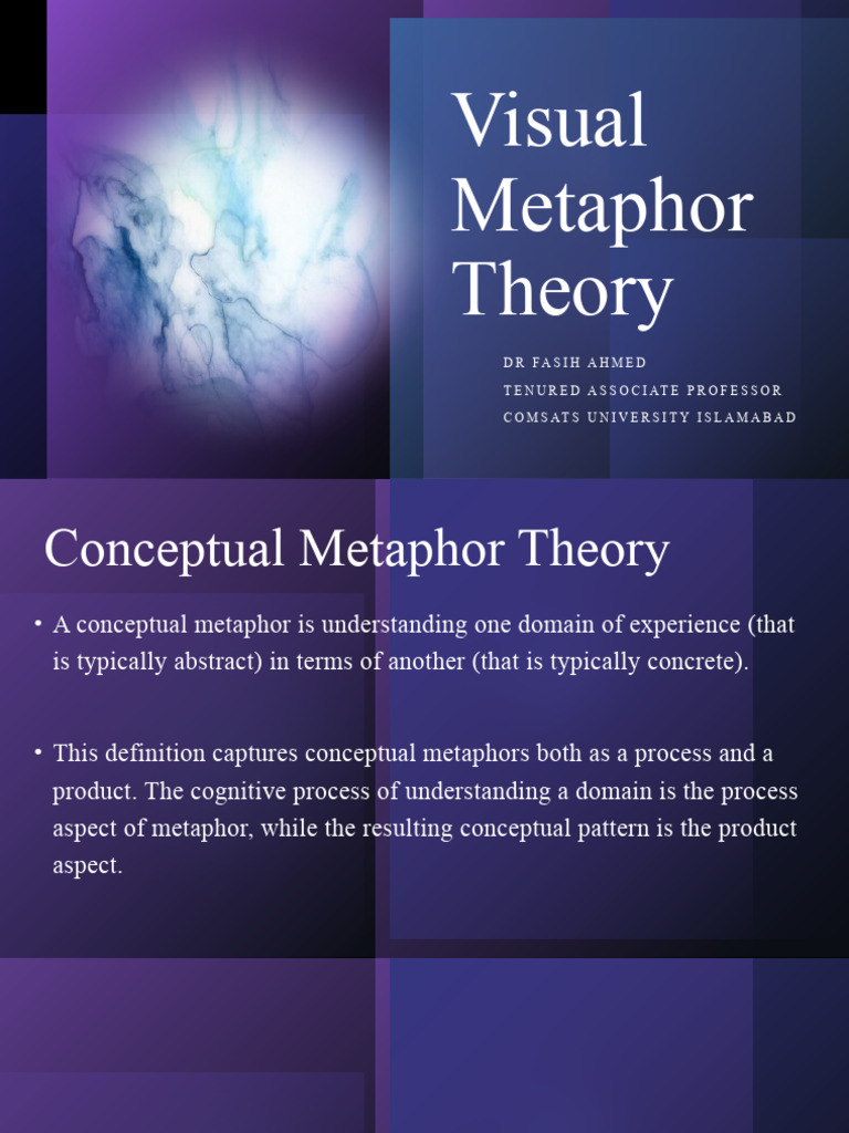Conceptual Metaphor Theory | PDF
