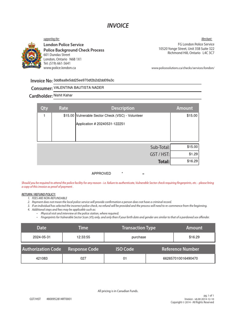 Invoice | PDF | Invoice | Payments