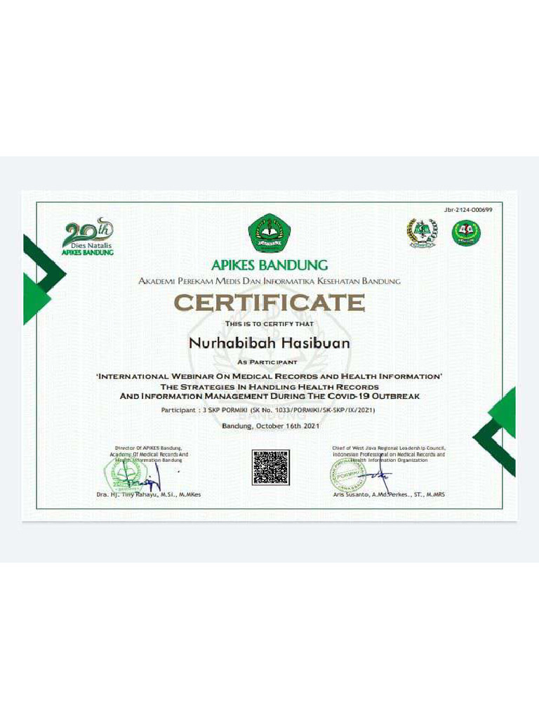 Seminar APIKES Bandung | PDF