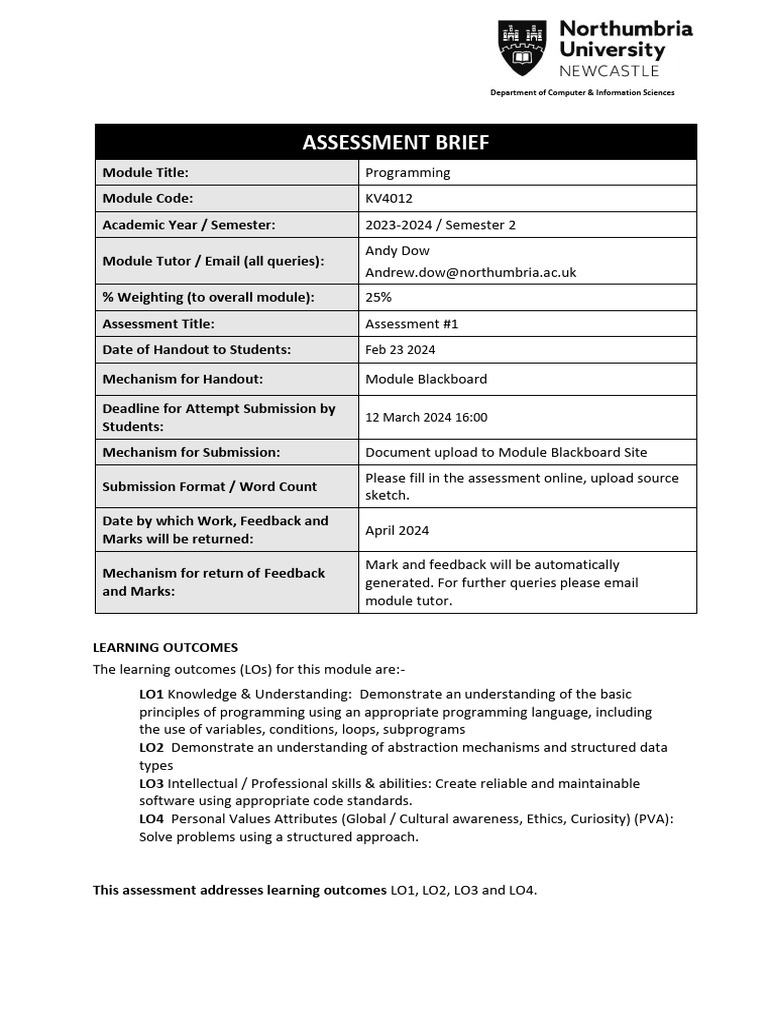 Assessment 1 Python 23 24 V2 Pdf Boolean Data Type Parameter Computer Programming