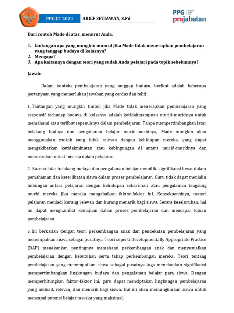 Topik 2 - Eksplorasi Konsep - MK PPDP | PDF | Karier & Perkembangan