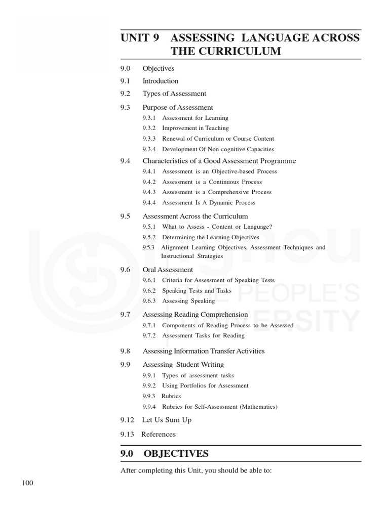 Language across Curriculum | PDF | Educational Assessment | Learning