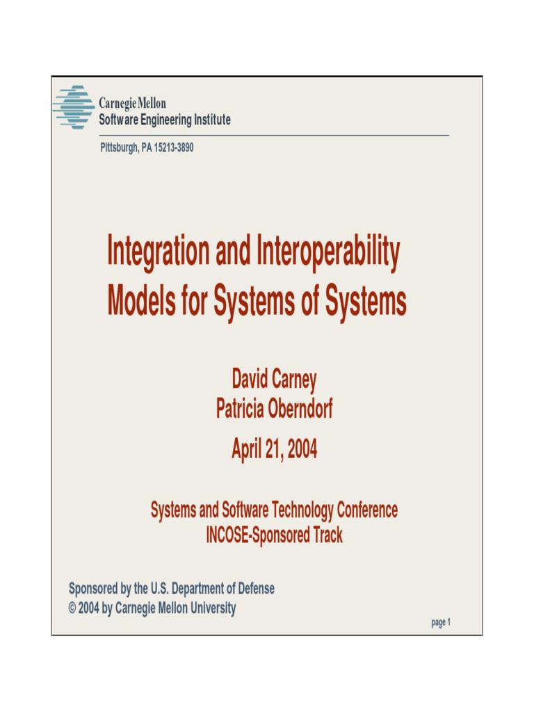 Integration and Interoperability | PDF | System | Interoperability