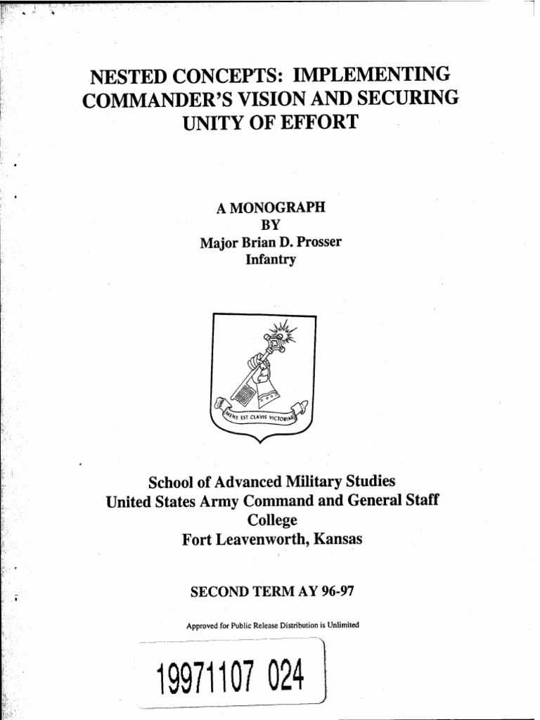 Nested Concept 1997 | PDF | Tanks | Infantry