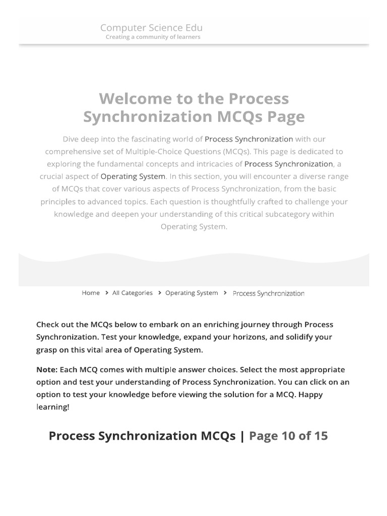 Process S | PDF