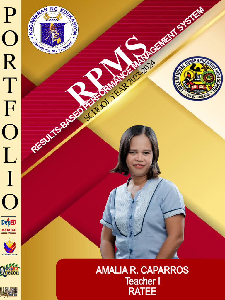 Rpms Portfolio - Proficient 2023-2024 - Arc | PDF | Learning | Behavior Modification