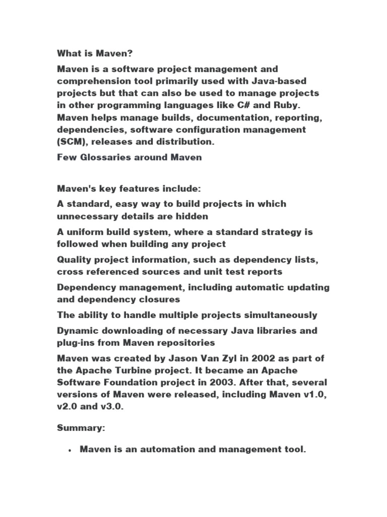 What_is_Maven_20230302_lyst9988 | PDF | Computing | Software Engineering