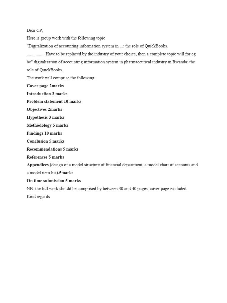 Group Assignment of Adv.compu.accounting | PDF