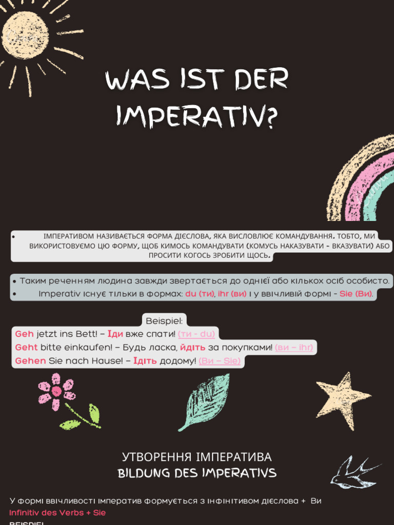 Was Ist Der Imperativ | PDF