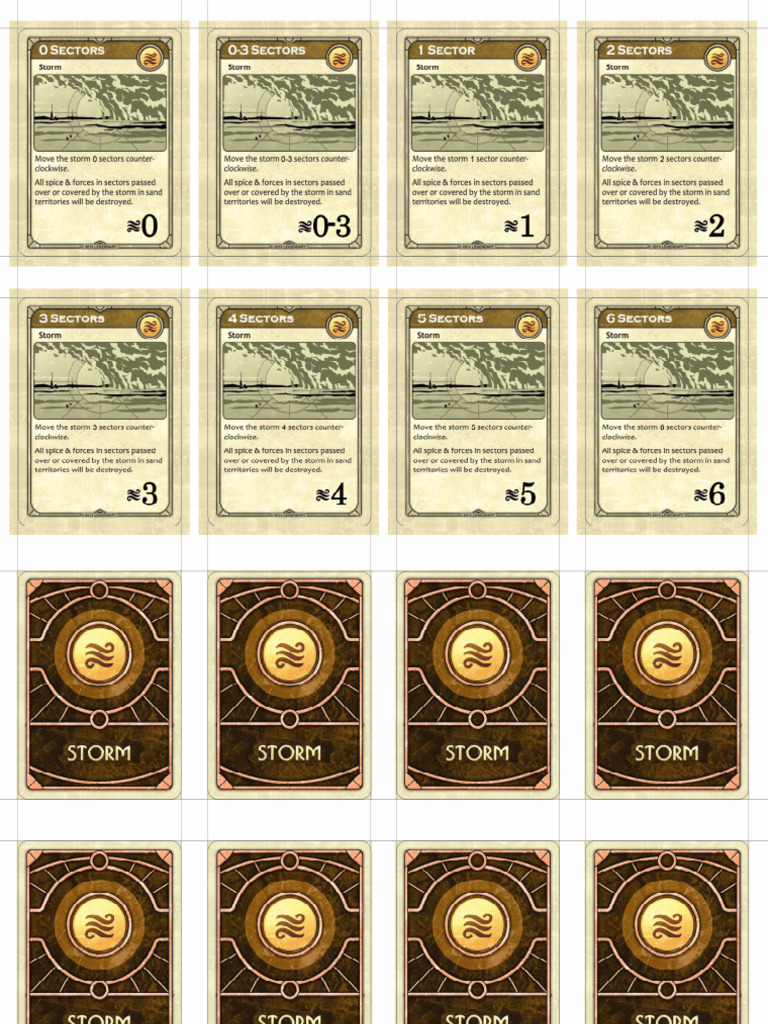 Storm Cards | PDF