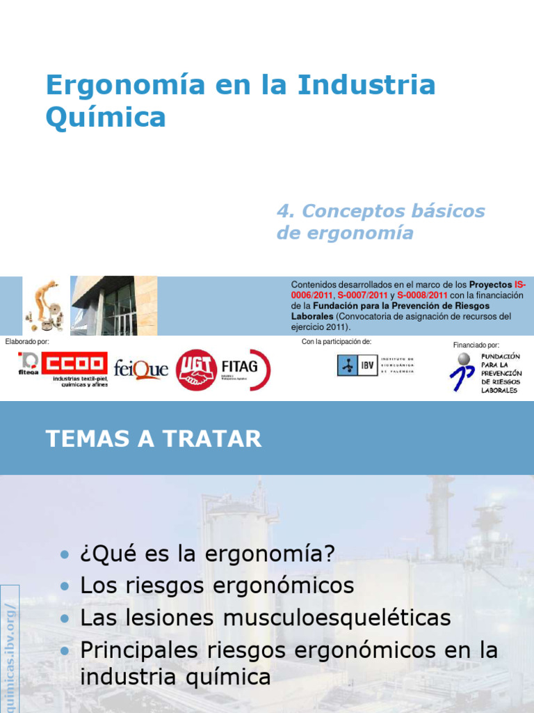 Conceptos Basicos De Ergonomia Pdf Factores Humanos Y Ergonomía