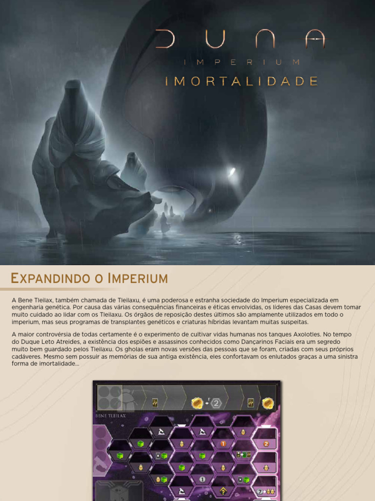 Duna Imperium Imo Manual de Regras em Portugues 258965 | PDF | Duna (livro) | Cartas de baralho