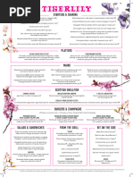 Tyler's Restaurant Menu Overview | PDF | Sauce | Hamburgers