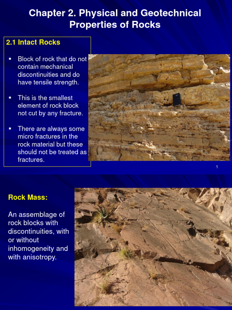 Chapter2 Physical Geotechnical Properties Rocks | PDF | Strength Of ...