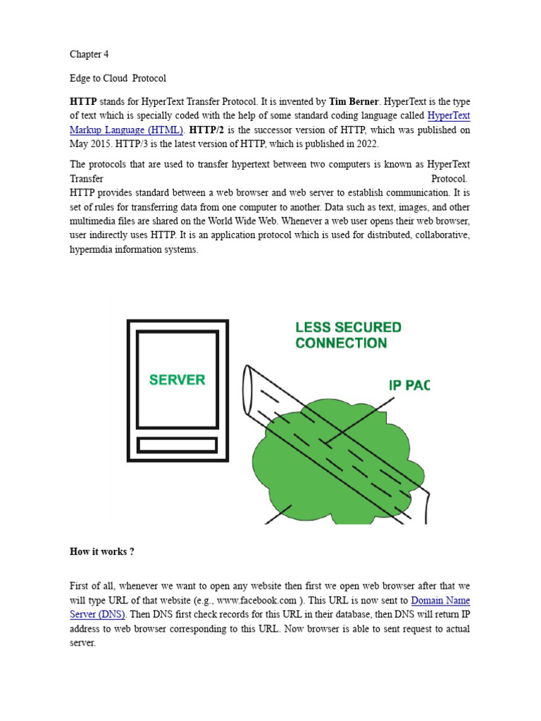 Edge To Cloud Protocol | PDF | Networking | Internet & Web