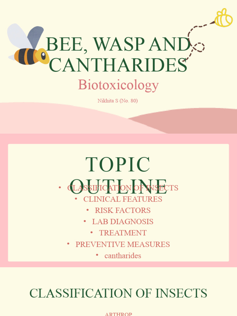 Bee, Wasp and Cantharides | PDF | Diseases And Disorders | Clinical ...
