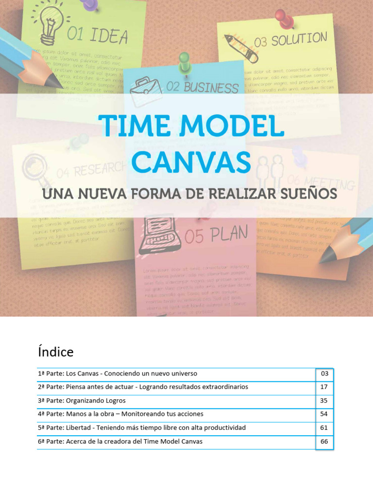 Ebook Time Model Canvas+-+LATAM | PDF | Mente | Creatividad