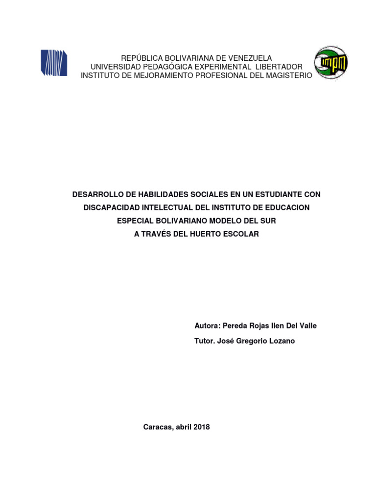 EDUCACION PRARA LA INTEGRACION PARA LAS PERSONAS CON DISCAPACIDAD Ilen ...