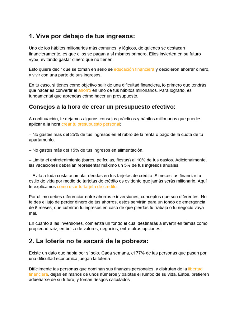 21 Habitos | PDF | Presupuesto 21 Habitos | PDF | Presupuesto
