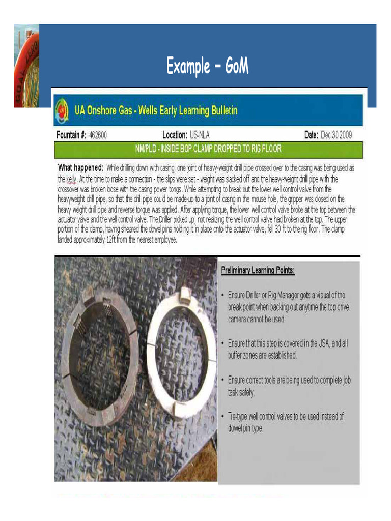 2009-Examples of DROPS Incidents | PDF