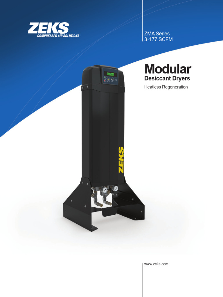 Zeks Zma Modular Desiccant Dryers March 2020 | PDF | Clothes Dryer ...