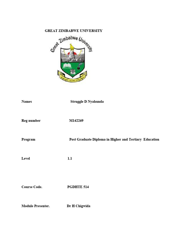 Nyahunda SD Tyler Rationale Curriculum Development | PDF | Curriculum ...