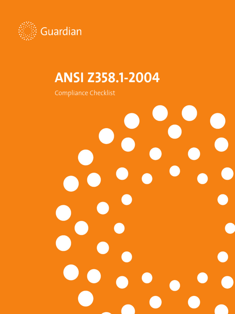 ANSI Z358 1 2004 UK Environmental Health and | PDF | Occupational Safety And Health ...