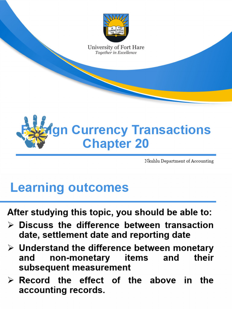 Foreign Currency Transactions | PDF | Exchange Rate | Currency
